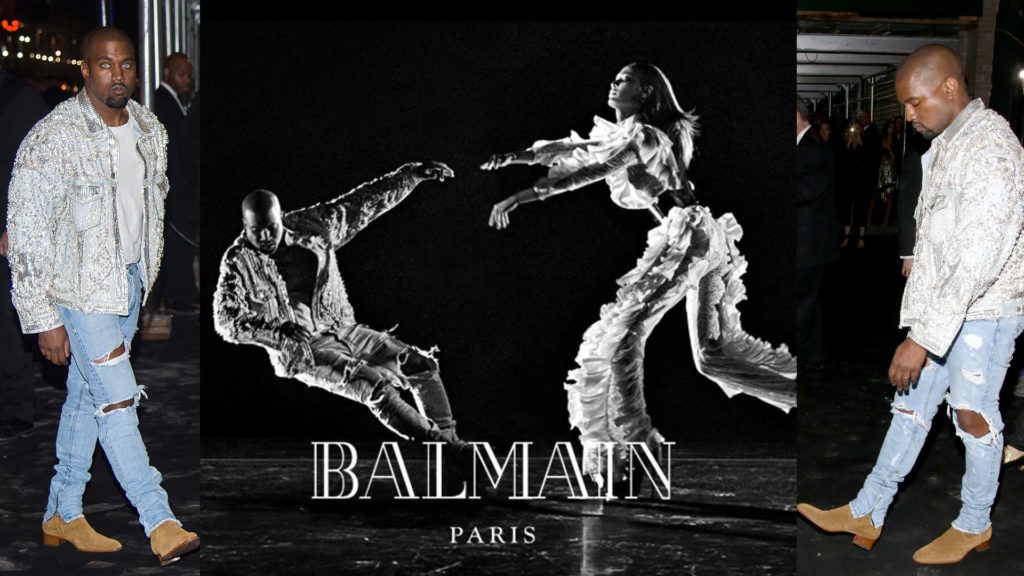 Kanye West ist jetzt Balmain-Model: die ersten Kampagnenbilder H/W16