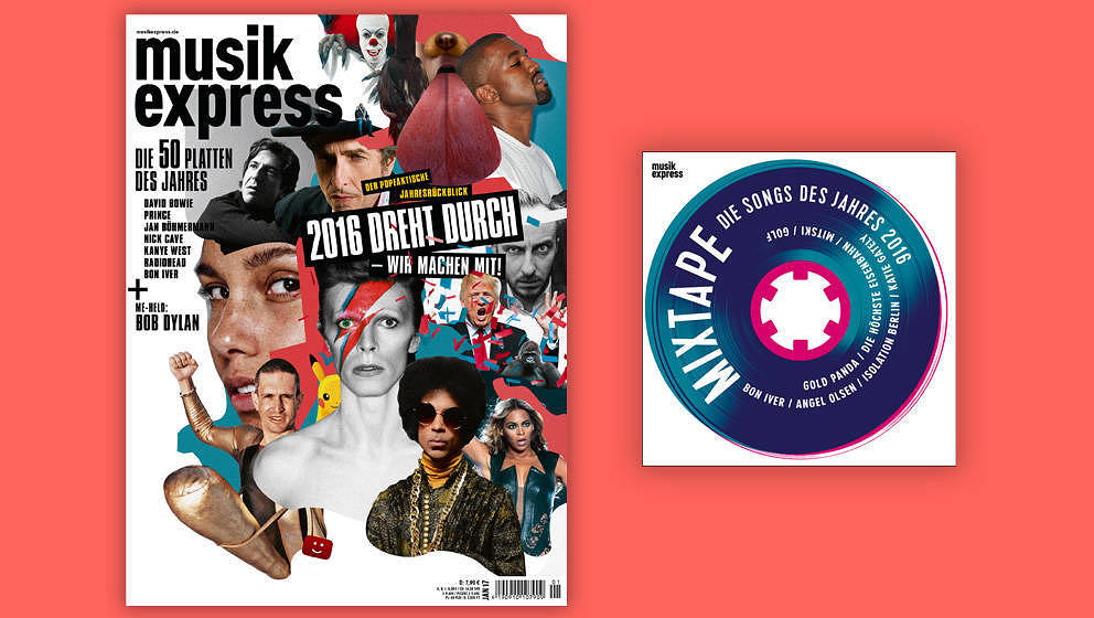 Der neue Musikexpress mit dem popfaktischen Jahresrückblick 2016