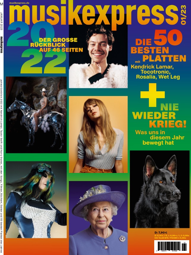 Der Musikexpress 01/2023 mit Jahresrückblick-Special & den 50 besten Alben 2022 - Musikexpress