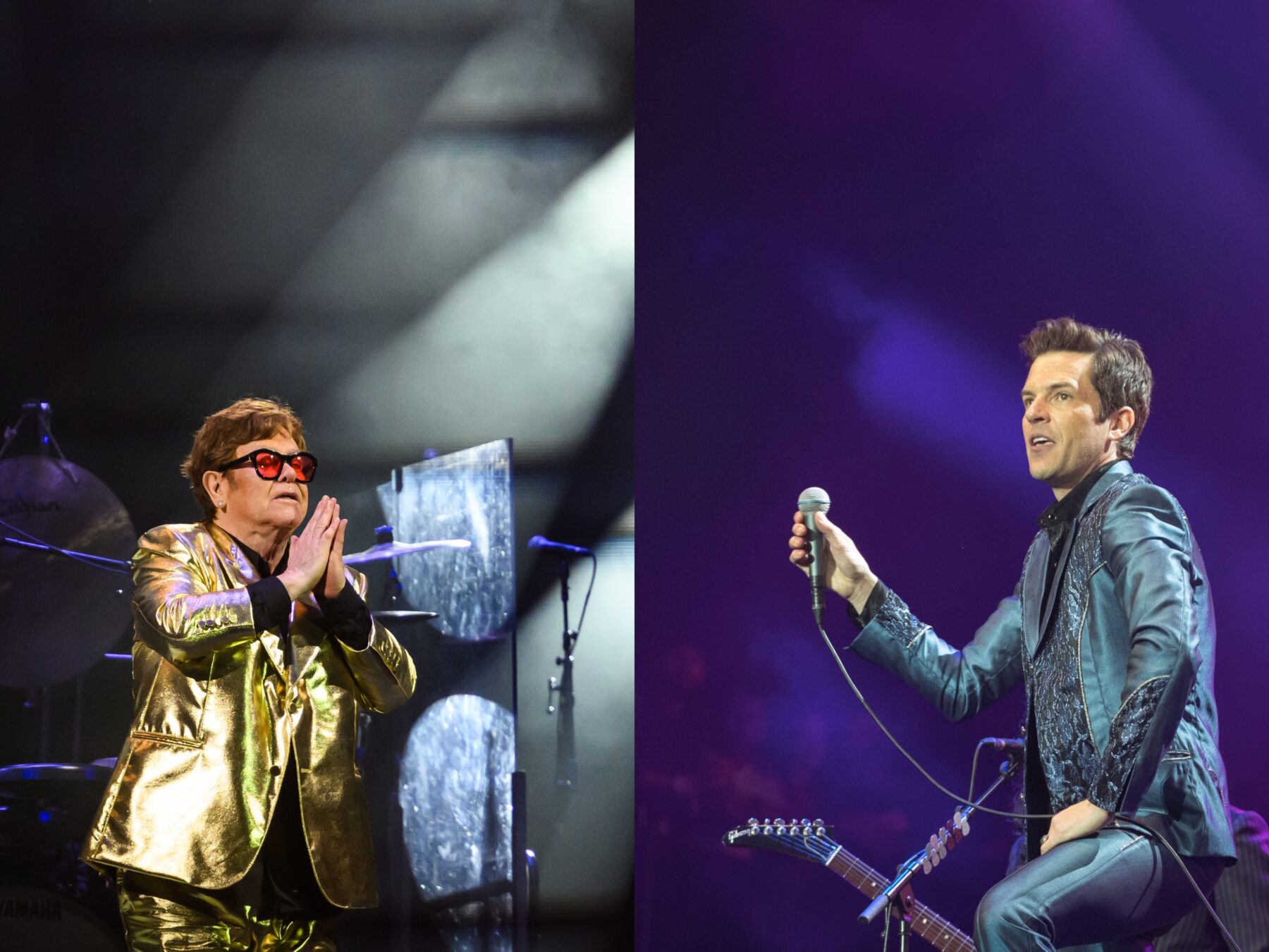 Elton John holt Brandon Flowers für „Tiny Dancer“ auf die Bühne (Video)