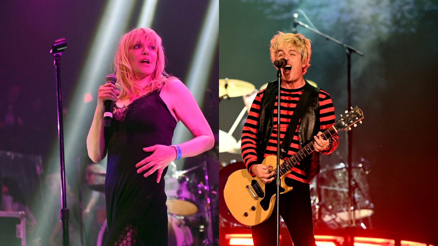 Billie Joe Armstrong holt Courtney Love bei Cover-Konzert auf die Bühne ...