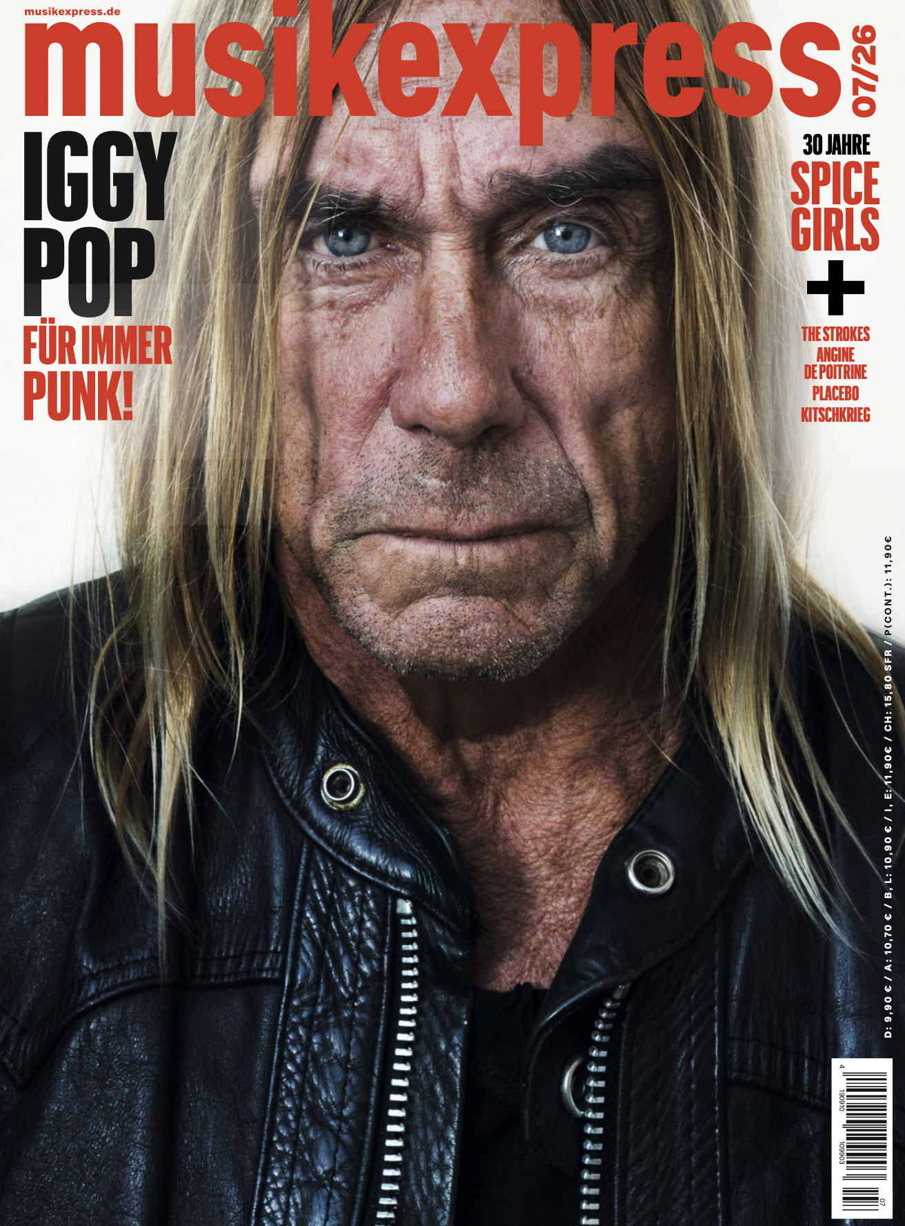 MUSIKEXPRESS im Juli 2026 – Titelthema: Iggy Pop
